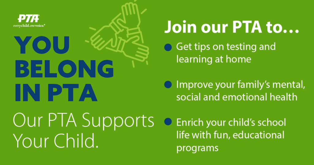 Show Your PTA Value with YOU Belong in PTA - Our Children Magazine